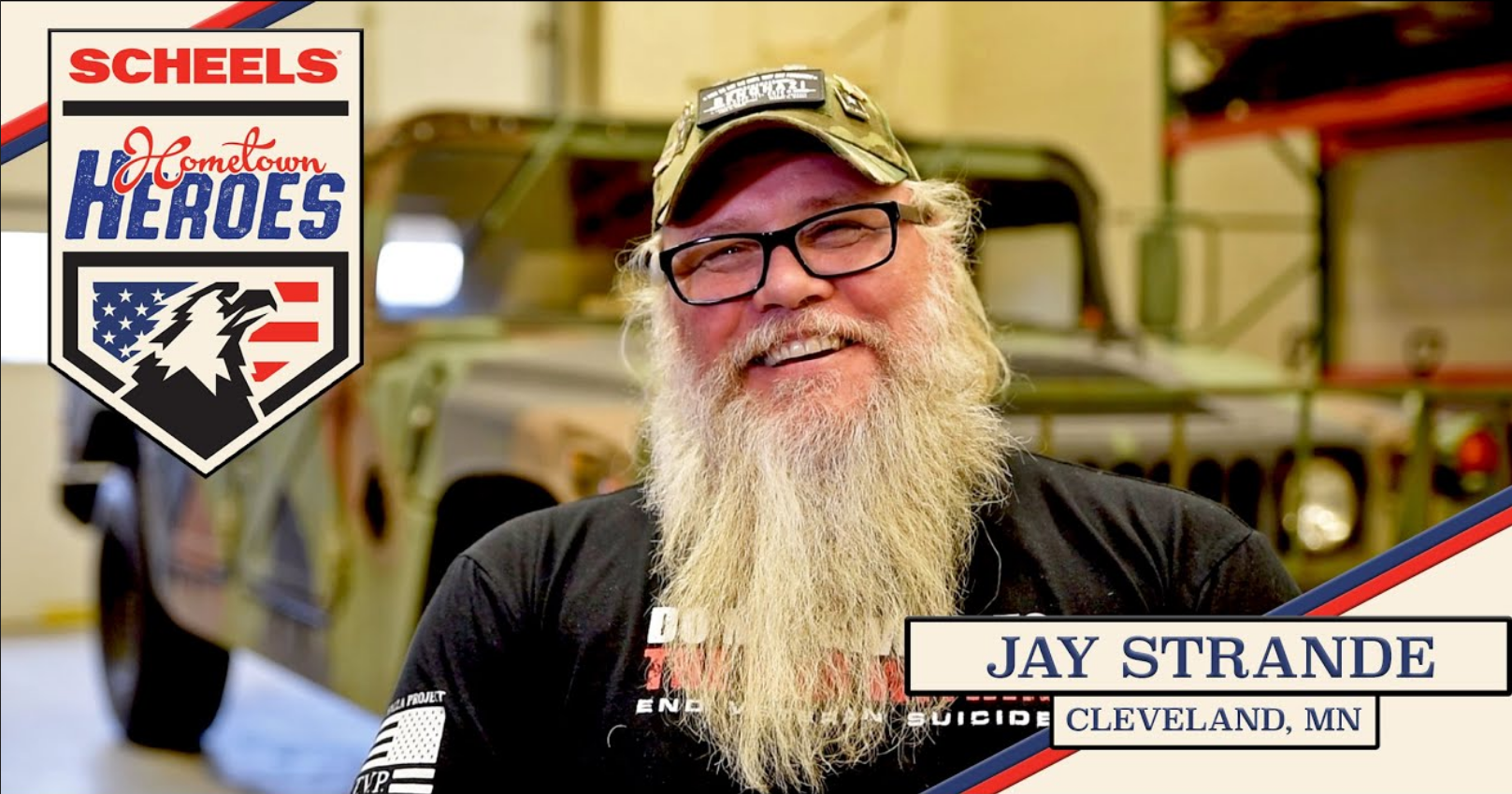 American Heroes Outdoors Television - SCHEELS HOMETOWN HERO - JAY STRANDE