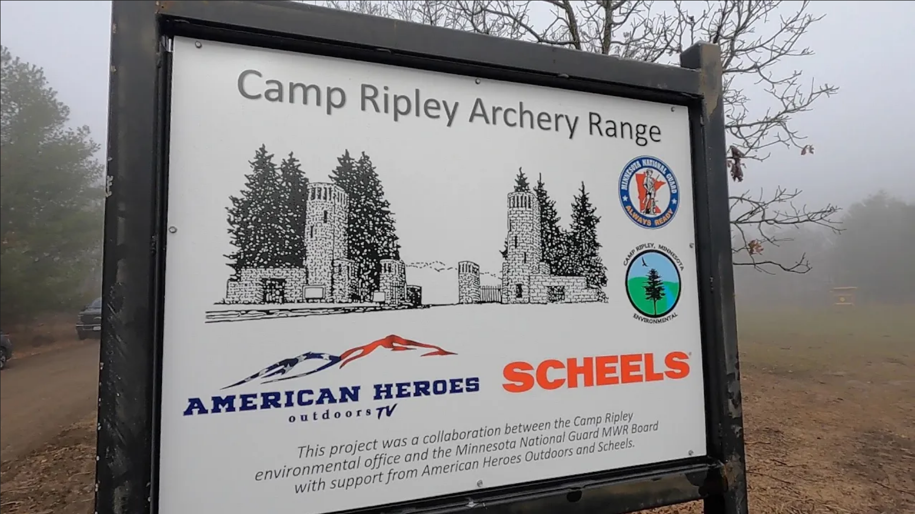 American Heroes Outdoors Television - Camp Ripley Archery Range