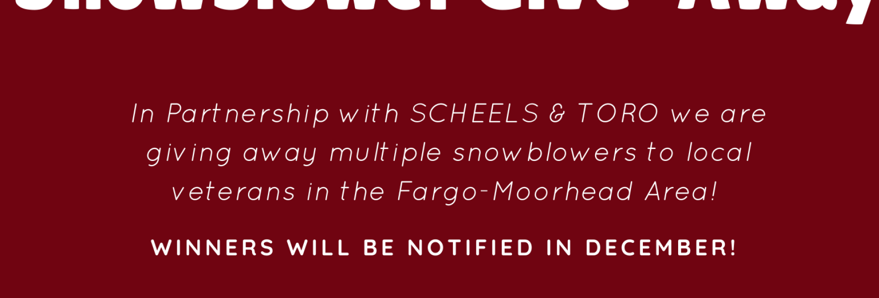 American Heroes Outdoors - 2023 Veterans Snowblower Giveaway